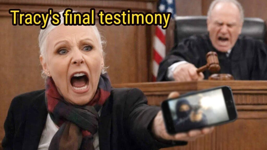 Tracy’s final testimony, The person who shot Drew was arrested in court ...